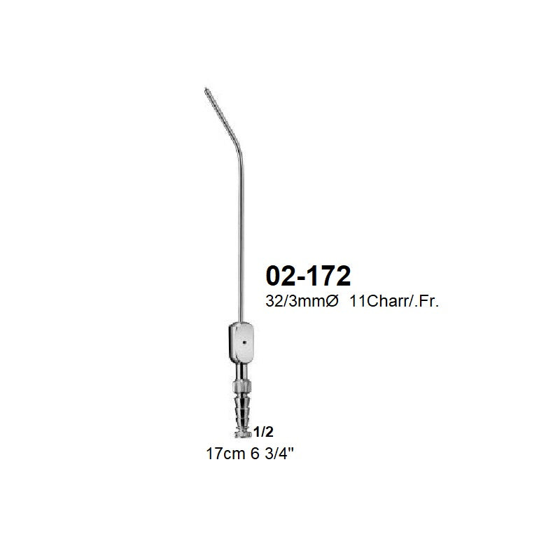 PLESTER Suction Tubes, 02-172 – Surgical Design Shop