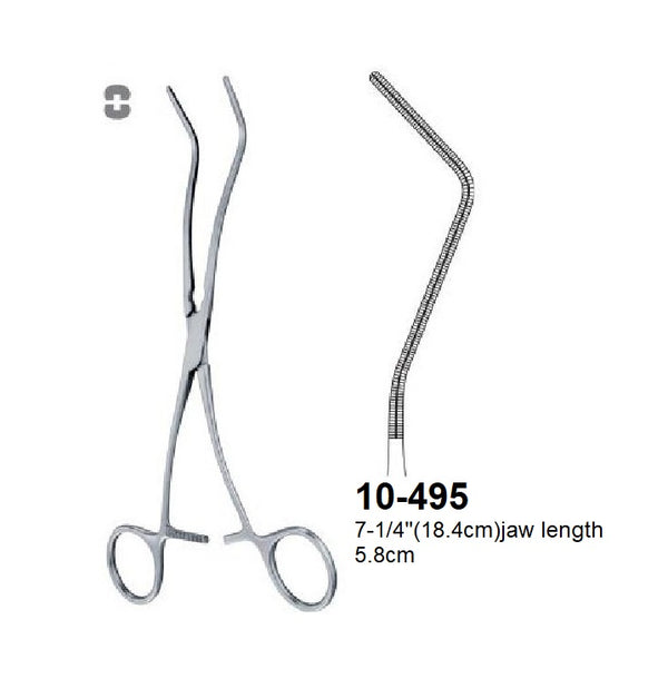 Renal Artery Clamps & Atraumatic Cardiovascular Forceps, 10-495 ...