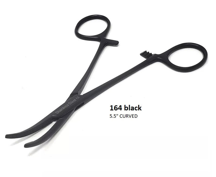 KELLY FORCEPS CURVED, 164 BLACK – Surgical Design Shop