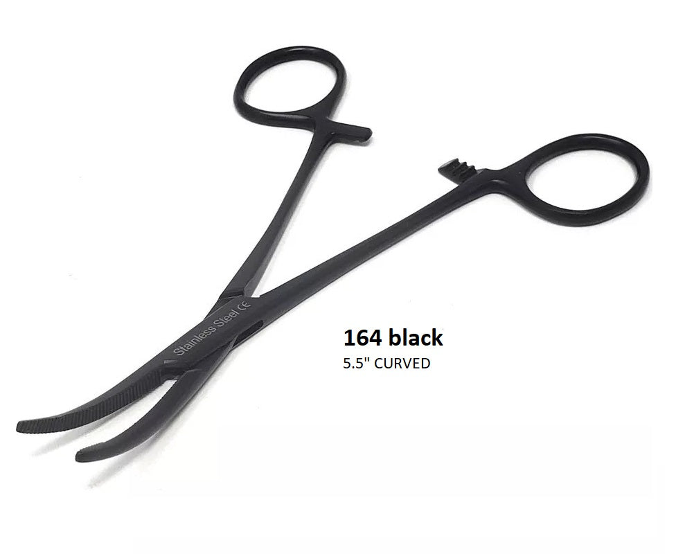 KELLY FORCEPS CURVED, 164 BLACK – Surgical Design Shop