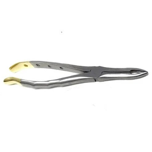 EXTRACTING Forceps #23 HOLE HANDLE TEFLON GOLD – Surgical Design Shop