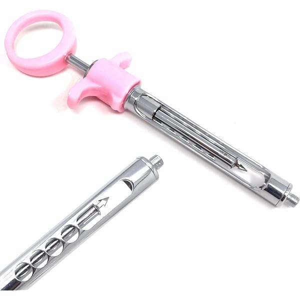 STAINLESS DENTAL SYRINGE 1.8CC PLASTIC RING PINK, AS-3036 – Surgical ...