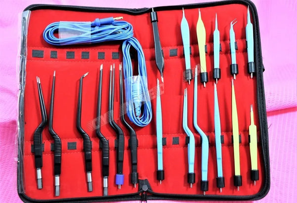 BIPOLAR BAYONET FORCEP SET OF 20, AS-4133 – Surgical Design Shop
