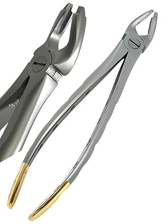 EXTRACTING FORCEP F1 WHOLE HANDLE GOLD – Surgical Design Shop