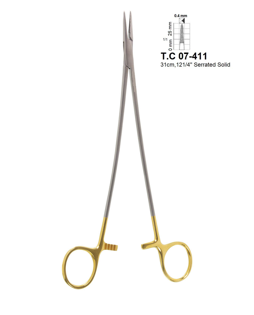 Debakey-Vascular/Extra Light Needle Holders T.C 07-411 – Surgical ...