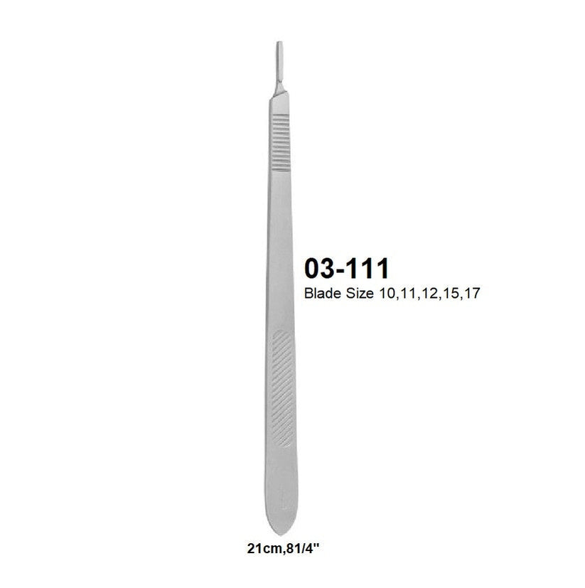 SCALPEL HANDLE 3L LONG, 03-111 – Surgical Design Shop