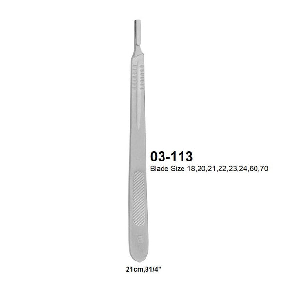 SCALPEL HANDLE 4L LONG, 03-113 – Surgical Design Shop