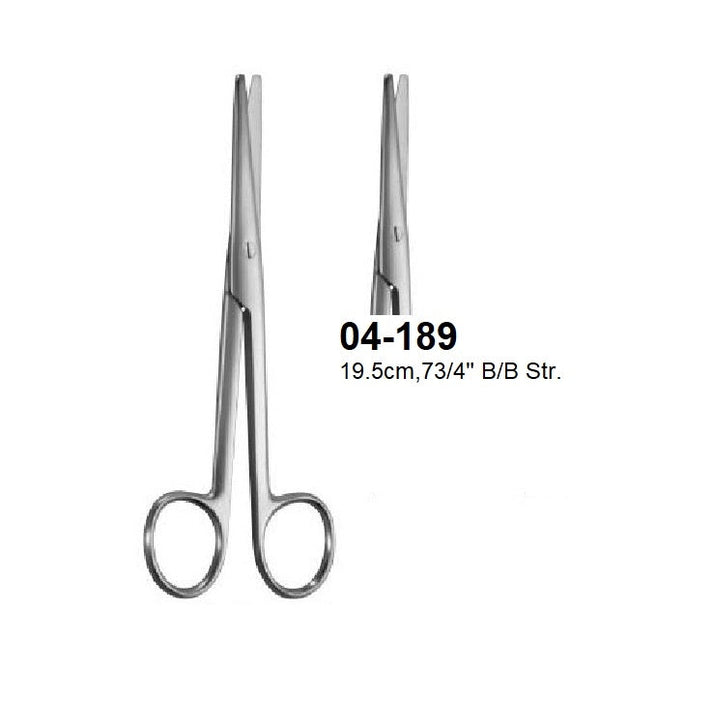 MAYO-STILLE DISSECTING & GYNECOLOGICAL SCISSORS, 04-189 – Surgical ...