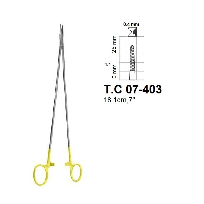 Debakey Cardiovascular Needle Holders, T.C 07-403 – Surgical Design Shop