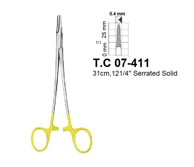 Debakey-Vascular/Extra Light Needle Holders T.C 07-411 – Surgical ...
