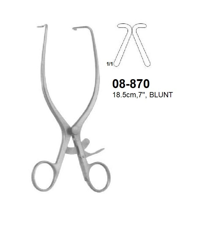 Jackson Burrows Retractor, 08-870 – Surgical Design Shop