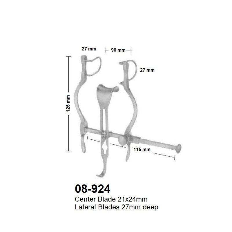 Balfour-Baby Retractor, 08-924 – Surgical Design Shop