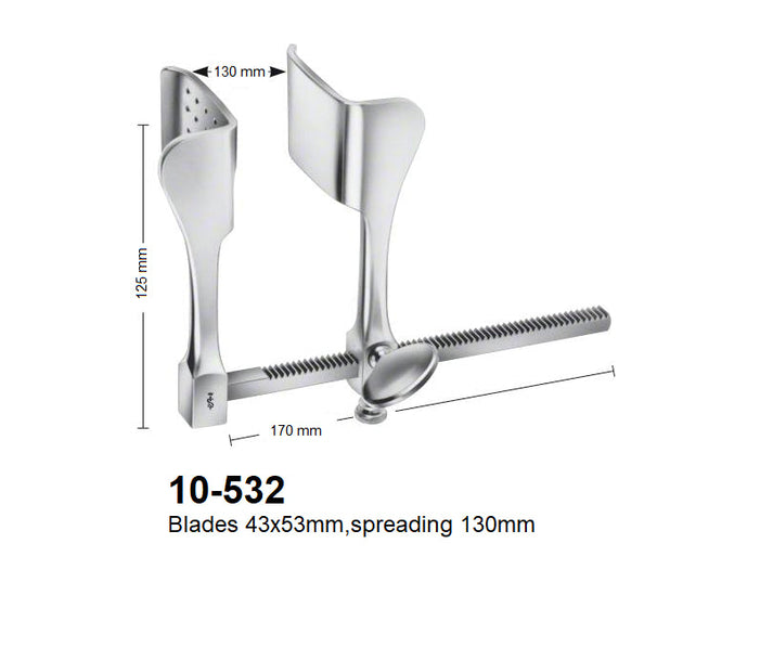 Tuffler Rib Retractor, 10-532 – Surgical Design Shop