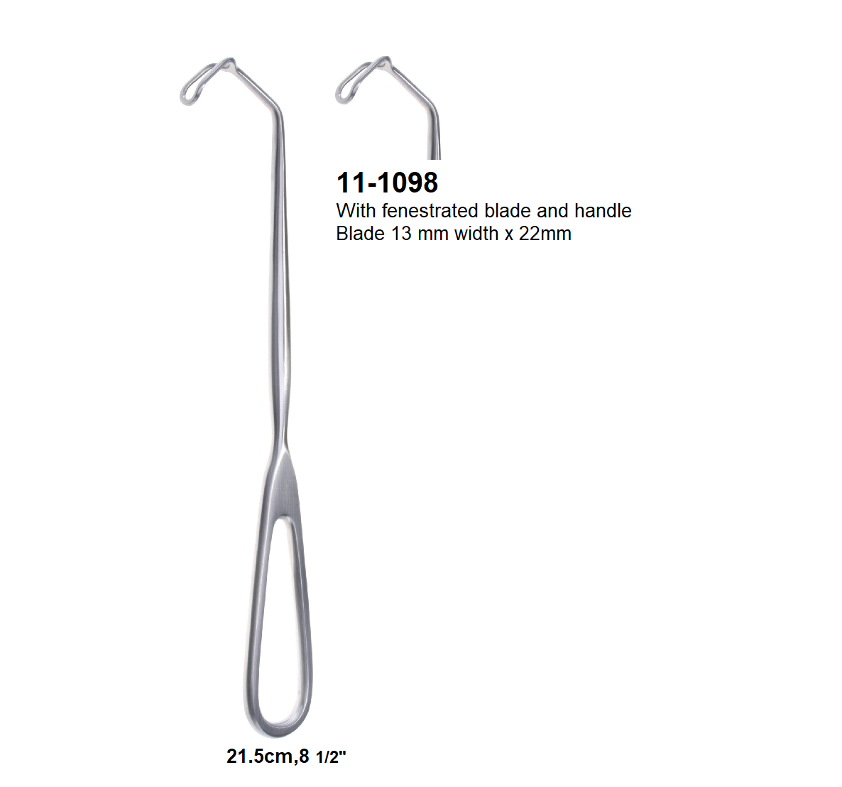 Cushing Decompression Retractor, 11-1098 – Surgical Design Shop