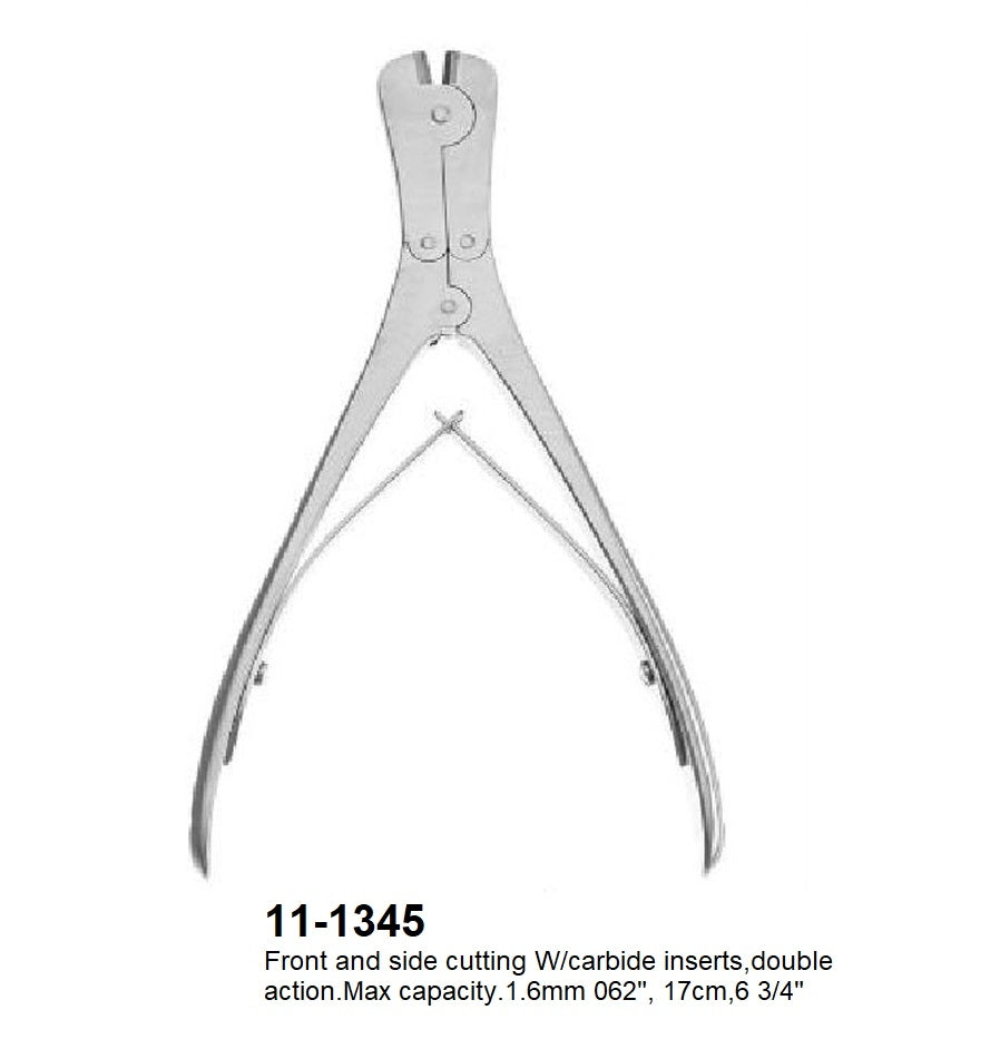 Front & Side Wire Cutter, 11-1345 – Surgical Design Shop