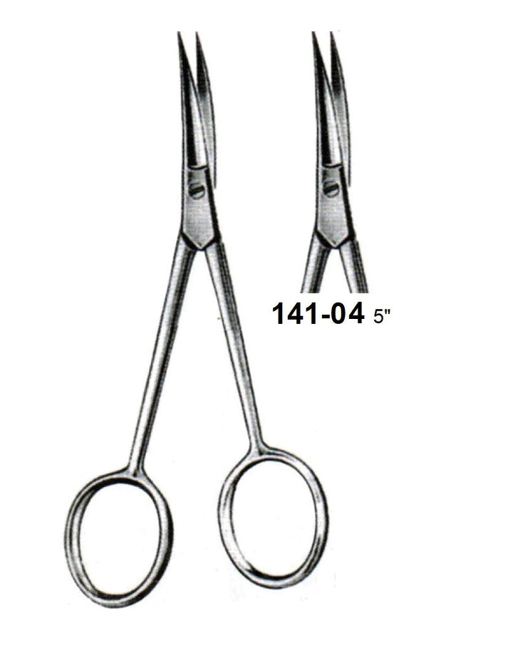 DISSECTING SCISSORS CURVED 141-04 – Surgical Design Shop