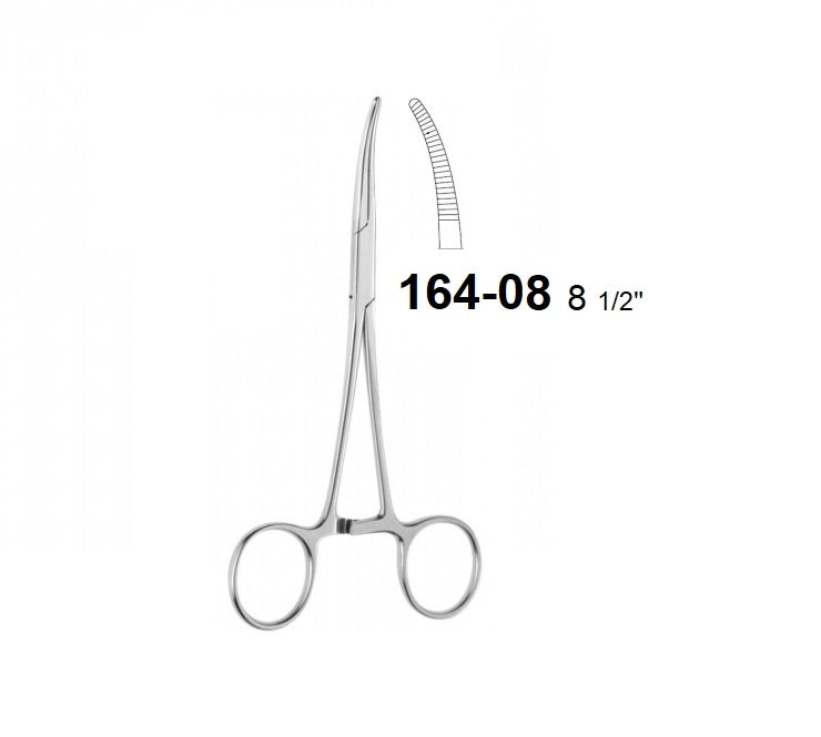 KELLY FORCEPS CURVED 164-08 – Surgical Design Shop