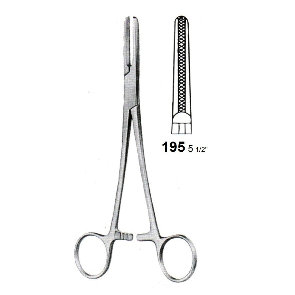 TUBE OCCLUDING FORCEPS (SERRATED) 195 – Surgical Design Shop