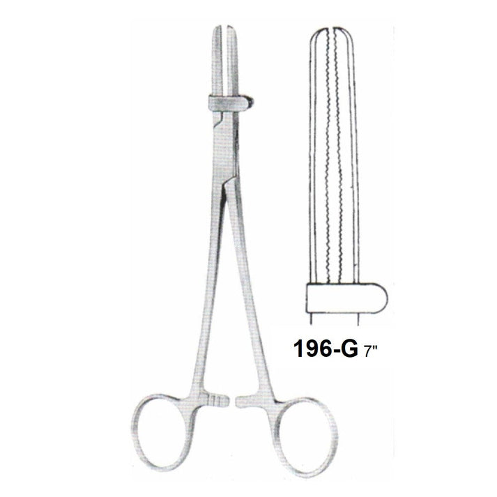 TUBE OCCLUDING (SERRATED) WITH TUBING GUARD – Surgical Design Shop