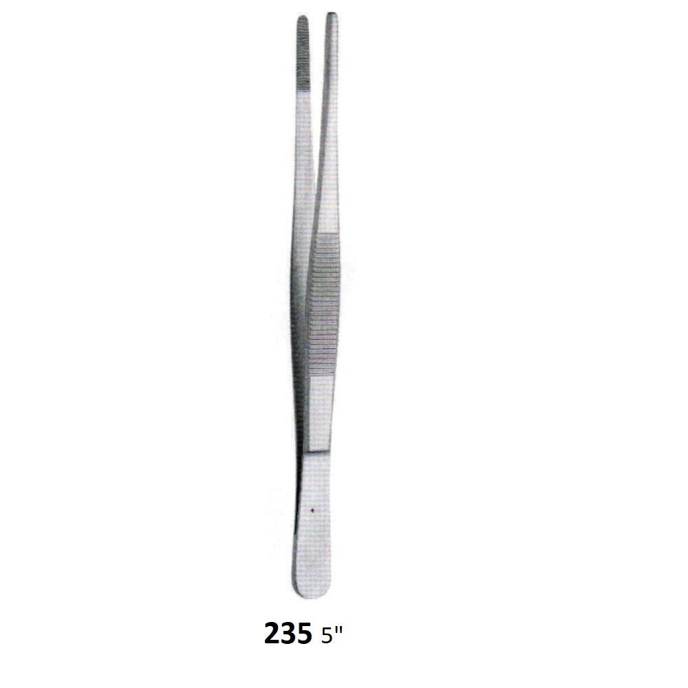 THUMB DRESSING FORCEPS,SERRATED 235 – Surgical Design Shop