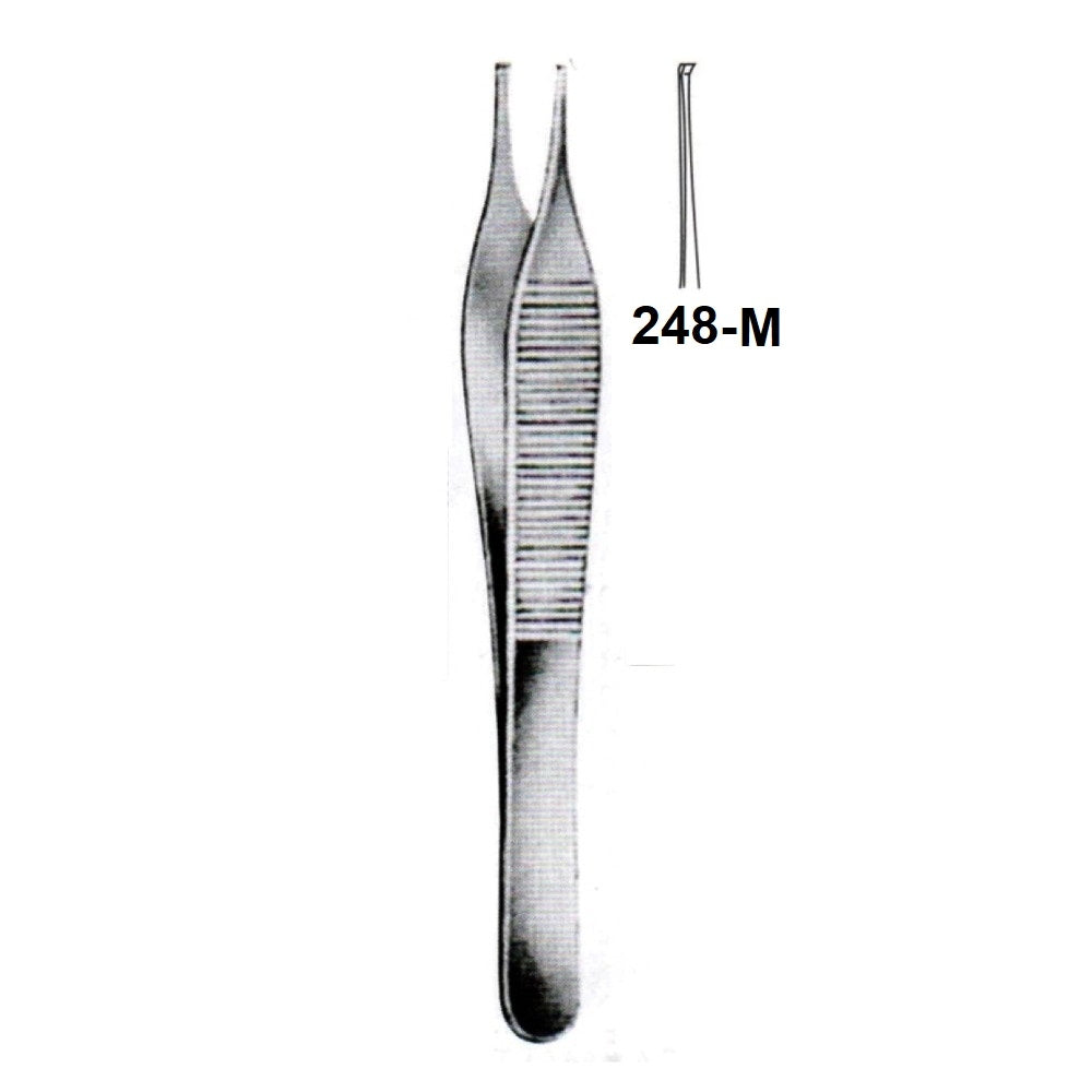 ADSON TISSUE FORCEPS (1 x 2 teeth) MICRO-POINTS 248-M – Surgical Design ...