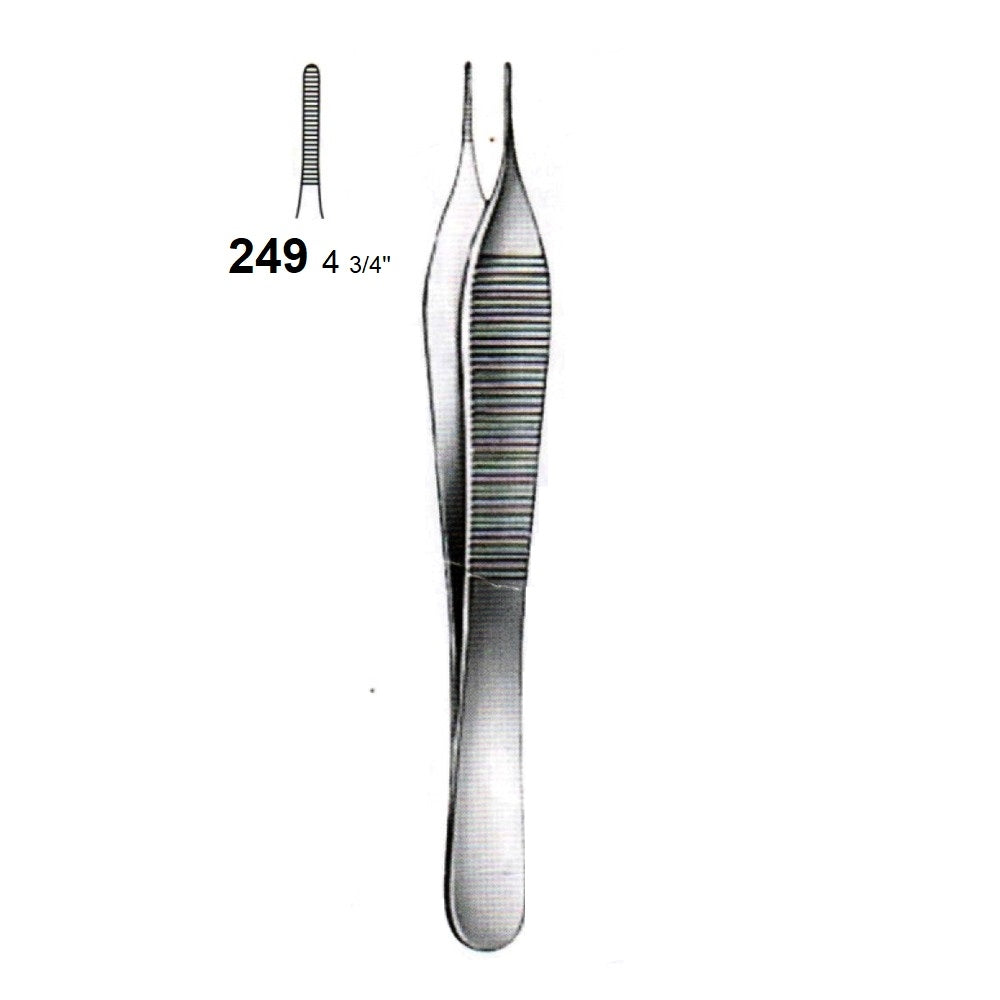 ADSON DRESSING FORCEPS (SERRATED) 249 – Surgical Design Shop