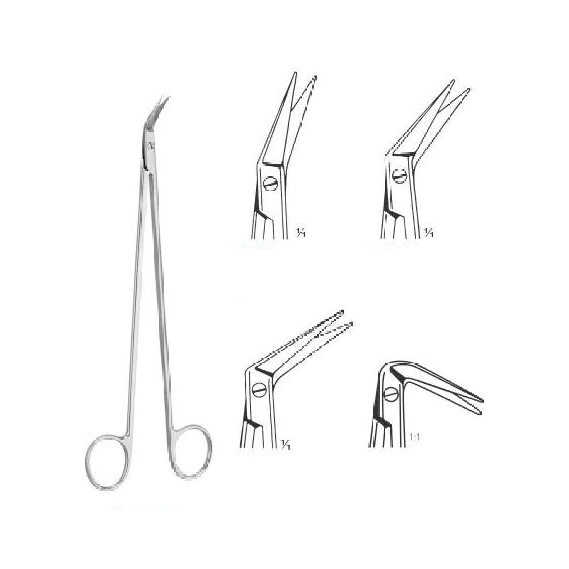 POTTS-SMITH VASCULAR SCISSORS S/S ANGLED – Surgical Design Shop