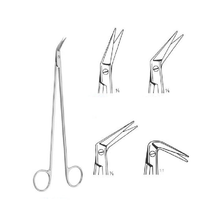 POTTS-SMITH VASCULAR SCISSORS S/S ANGLED – Surgical Design Shop