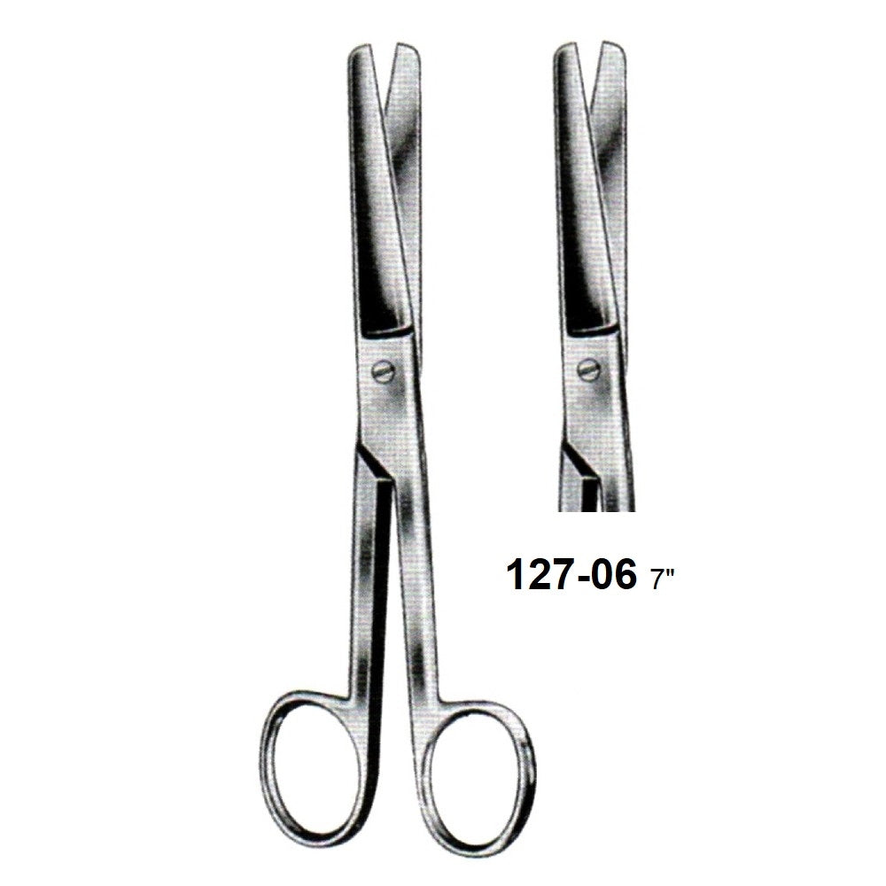 DOYEN UTERINE SCISSORS, STRAIGHT 127-06 – Surgical Design Shop